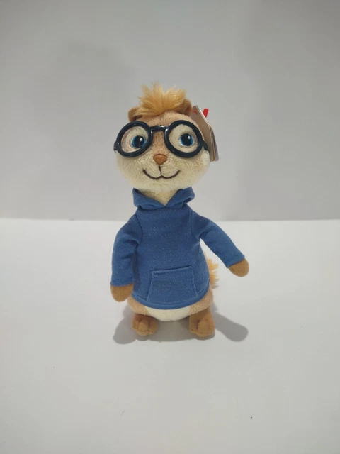 ALVIN & THE Chipmunks plush -Movie SIMON the Chipmunk 7 inch NWT $30.99 ...