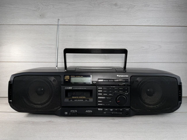 PANASONIC RX-DS20 STEREO Ghetto Blaster Cassette CD Player Large ...