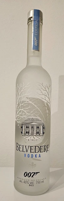 BELVEDERE VODKA JAMES Bond 007 Spectre Edition 43%(!) 0,75 Liter statt ...