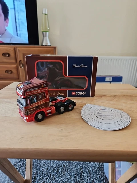 CORGI CC12904 SCANIA Topline Tractor Unit. D Steven & Son £25.00 ...