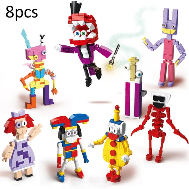 THE AMAZING DIGITAL Circus Building Blocks Figure Assemble Model Bricks ...