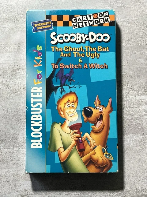SCOOBY-DOO BLOCKBUSTER FOR Kids VHS Cartoon Network The Ghoul The Bat ...