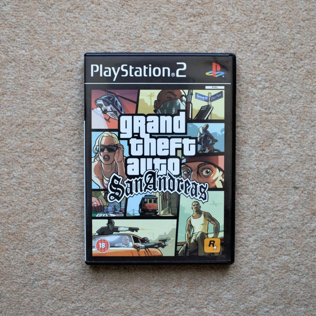 GRAND THEFT AUTO GTA: San Andreas – Sony PlayStation 2 PS2 Game £8.00 ...