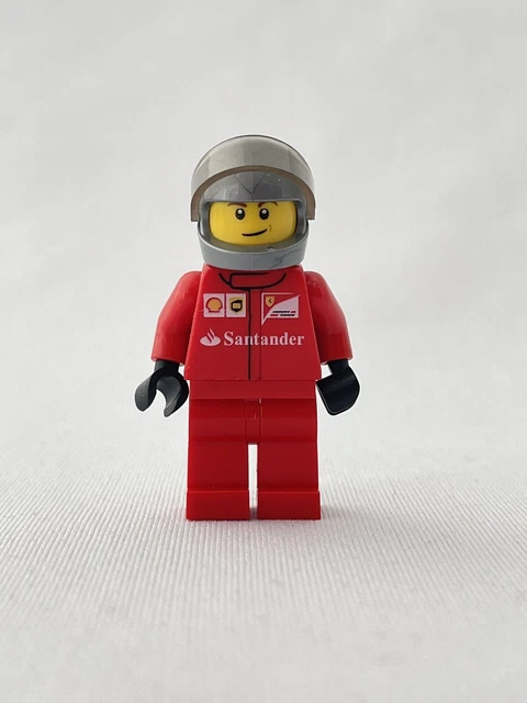 LEGO MINIFIGURE SPEED Champions Sc012 Scuderia Ferrari F14 T Set Driver ...