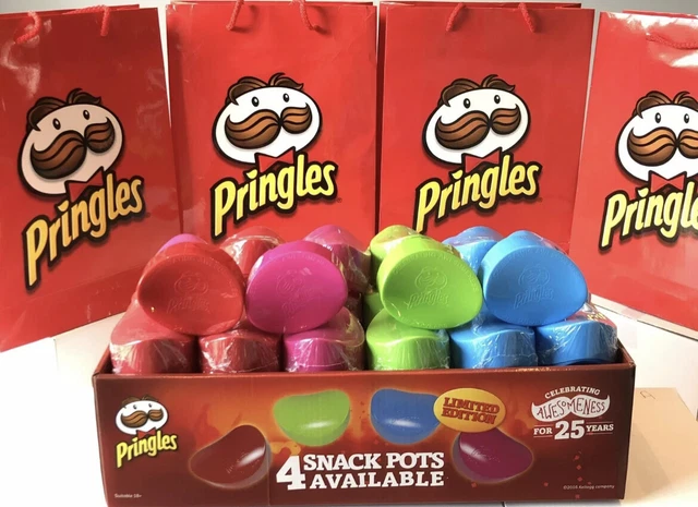 PRINGLES POP BOX Snack Pot Container Limited Edition 25th Anniversary ...