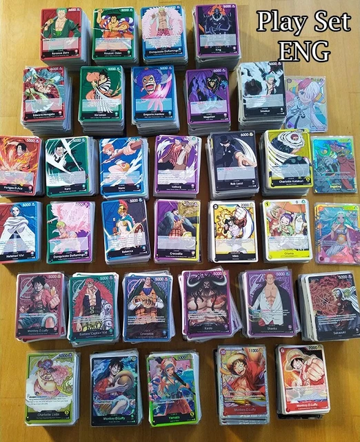 ONE PIECE CARD Game - PlaySet / Collection - OP01-OP04 + ST01-ST09 + Bonus - ENG EUR 889,00 ...