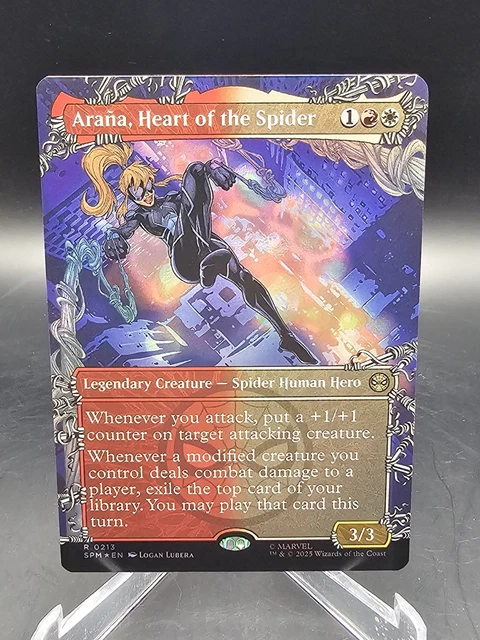 ARANA, HEART OF the Spider (Borderless) Marvel's Spider-Man Foil £0.75 ...