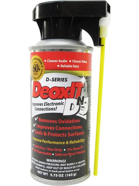 DEOXIT DN5S-6N CONTACT Cleaner & Rejuvenator Non Flammable 163G (DN5S6N ...