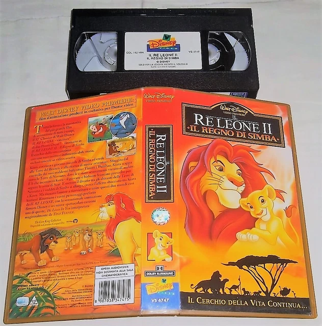 IL RE LEONE Ii, Il Regno Di Simba-Cartone Animato Walt Disney-Durata 82 ...