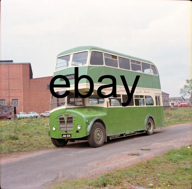 GARELOCHHEAD CLYDEBANK FODEN PVD6 Scottish Aviation bus negative £2.23 ...