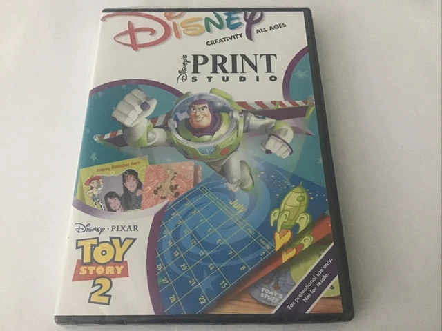 DISNEY / PIXAR’S Toy Story 2 Print Studio - Pc Cd-Rom - New & Sealed ...