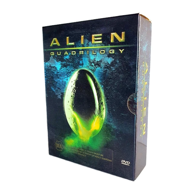 ALIEN QUADRILOGY DVD 1979 Scifi Horror Classic 9-Disc Gift Set +Booklet ...