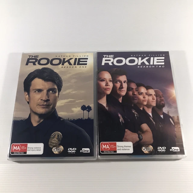 THE ROOKIE SEASONS 1 and 2 DVD Bundle Lot Region 4 PAL TV Series Nathan ...