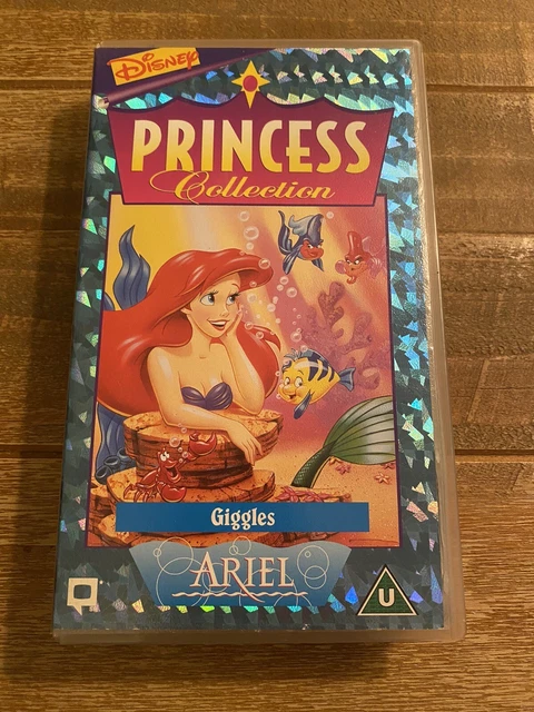 DISNEY PRINCESS COLLECTION Ariel Giggles VHS Video Rare Excellent ...