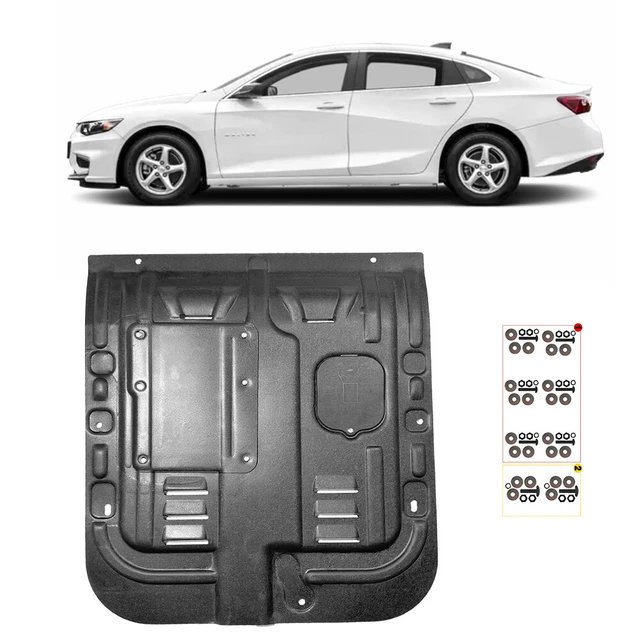 FRONT ENGINE SPLASH Shield Under Cover Assembly For Chevrolet Malibu ...
