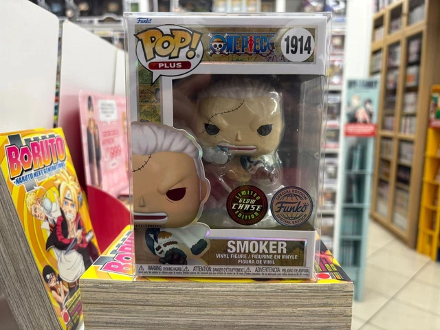FUNKO POP! SMOKER 1914 - One Piece - Chase Gitd - Original Vinyl ...