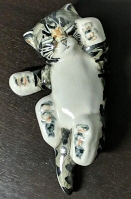 STUDIO SIX FULHAM Pottery Seneshall Cat Signed A Short 1978 £111.11 ...