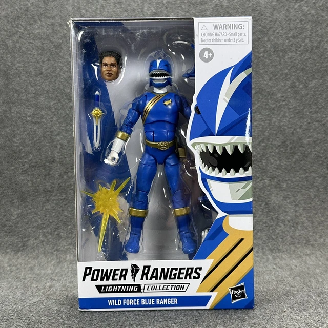 POWER RANGERS LIGHTNING Collection Wild Force Blue Ranger 6" Action ...