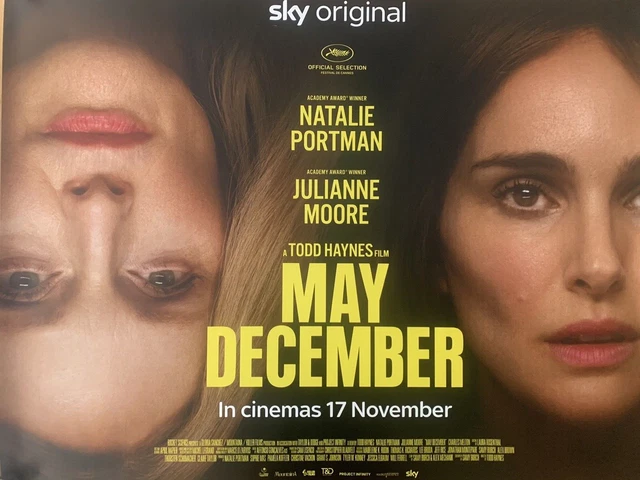 MAY DECEMBER UK Quad Movie Poster '23 TODD HAYNES NATALIE PORTMAN ...