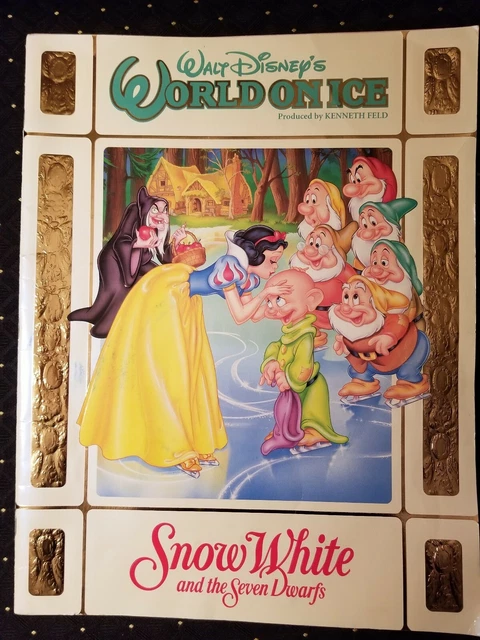 &WALT DISNEYS WORLD On Ice Snow White & The Seven Dwarfs" Program ...
