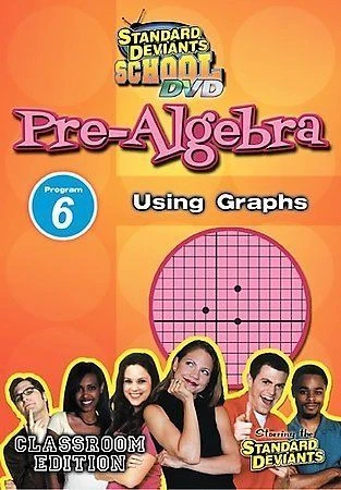 STANDARD DEVIANTS: PRE-ALGEBRA Module 6 - Using Graphs $9.49 - PicClick