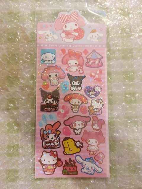 SANRIO CHARACTERS GLITTER Stickers Kawaii Cute Gift JAPAN LIMITED £4.99 ...
