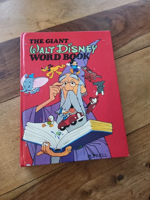 VINTAGE THE GIANT Walt Disney Word Book Hardback Purnell 1972 £7.00 ...