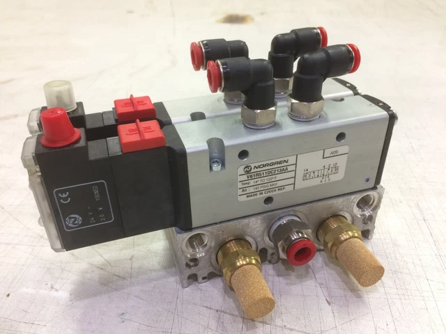 NEW NORGREN V61R511DC213AA 2 Solenoid Valve(S) 0N Manifold Assembly Imi ...