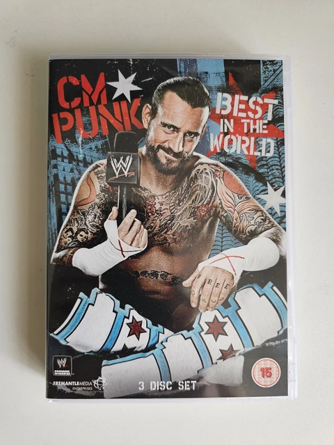 WWE - CM Punk - Best In The World DVD Boxset - Wrestling 3 Disc Set EUR ...
