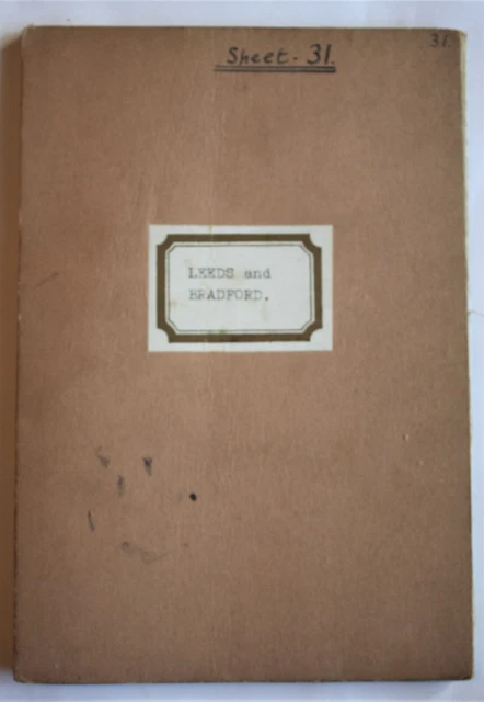 OS POPULAR EDITION One-Inch Map 1940 War Revision 31 Leeds & Bradford £ ...