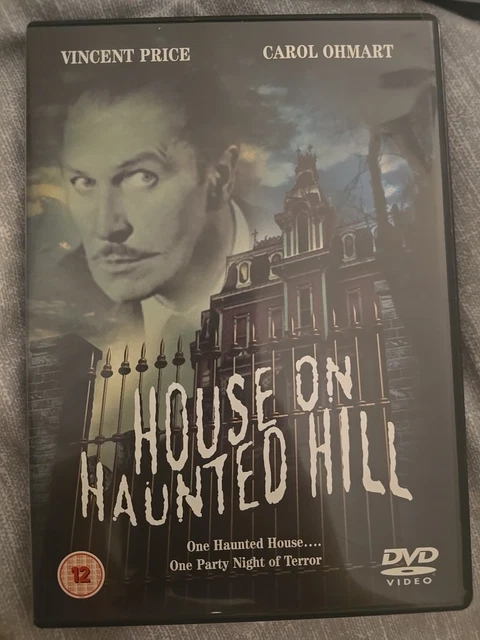 HOUSE ON HAUNTED Hill DVD Starring Vincent Price, Carolyn Craig, Region ...