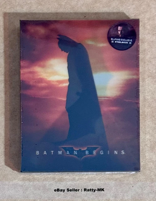 BATMAN BEGINS - Blufans Lenticular 4K Blu Ray Steelbook - New & Sealed ...
