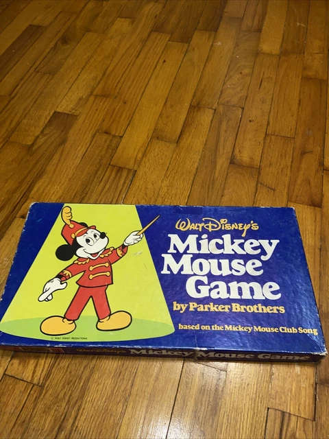 VINTAGE 1976 WALT Disney's Mickey Mouse Board Game Parker Brothers ...