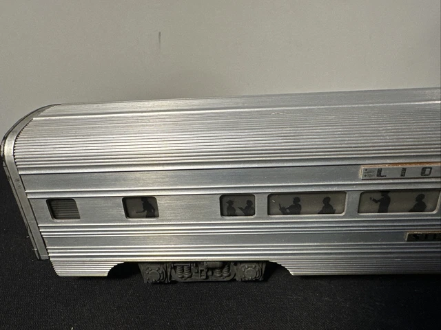 SCARCE LIONEL ORIGINAL Postwar #2533 Flat Channel Silver Cloud Car $13. ...