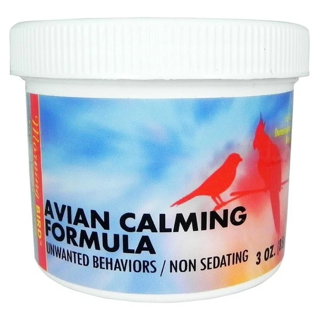 AVIAN CALMING FORMULA 3oz Bird behavior chewin scream aggressive ...