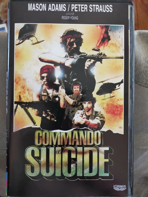 RARE VHS Cassette Video Commando Suicide Mason Adams Peter Strauss R ...