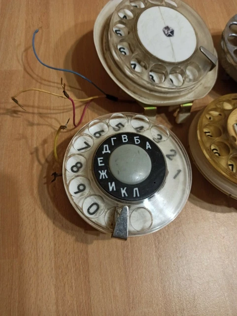 SOVIET DIAL-UP DISK from rotary phone. . USSR. £42.40 - PicClick UK