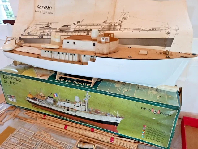 BILLING BOATS CALYPSO BB560 Expert Level Model Boat Kit 1:45 Scale ...