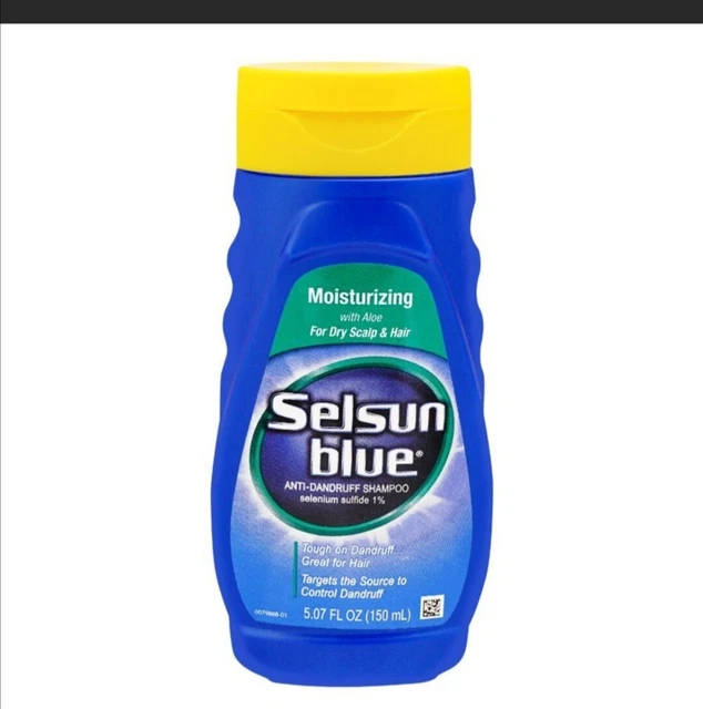 SELSUN BLUE ANTI Dandruff Shampoo Medicated Max Strength Shampoo 150ml ...