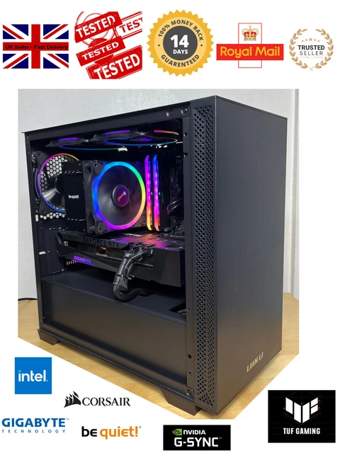 HIGH SPEED GAMING PC Computer RTX 3070Ti i5 12400F 16GB RAM 1.5TB SSD ...