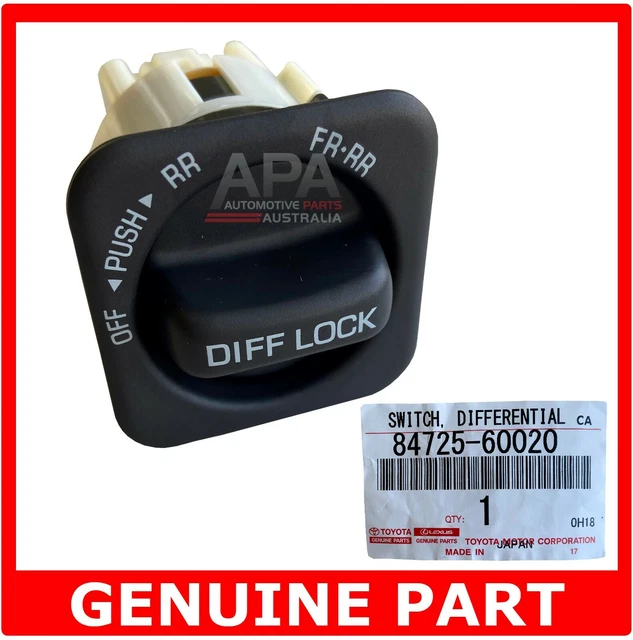 GENUINE TOYOTA LANDCRUISER VDJ79 VDJ78 VDJ76 Rear Differential Lock ...
