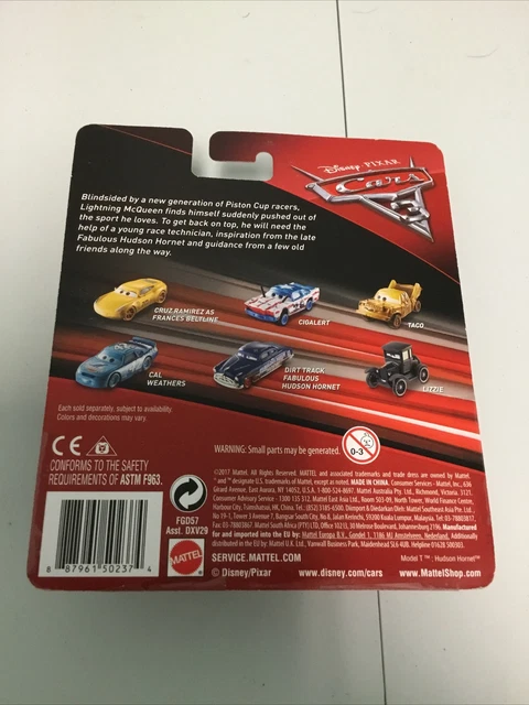 MATTEL DISNEY PIXAR CARS 3 FABULOUS LIGHTNING McQUEEN #95 RUST-EZE BLUE ...