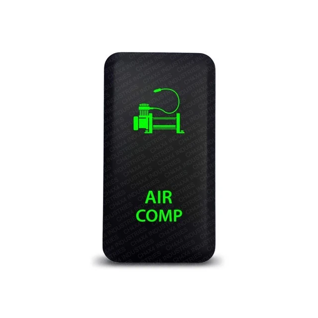 CH4X4 TOYOTA PUSH Switch Air Compressor Symbol - Green LED EUR 23,50 ...