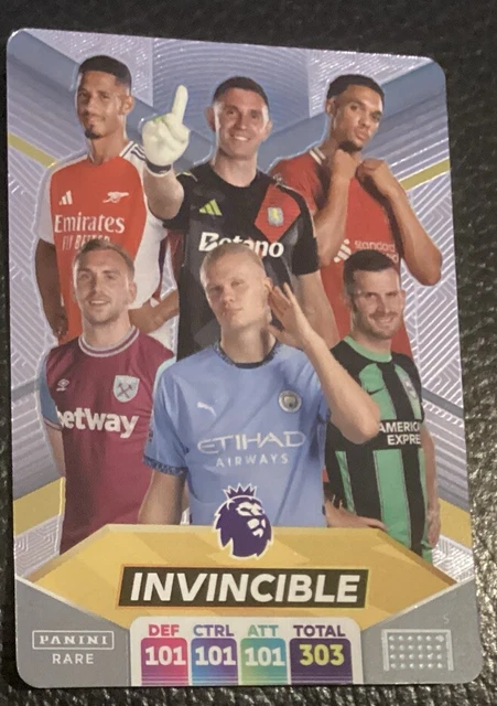 PANINI PREMIER LEAGUE Adrenalyn XL 2025 Invincible Card £13.19 ...