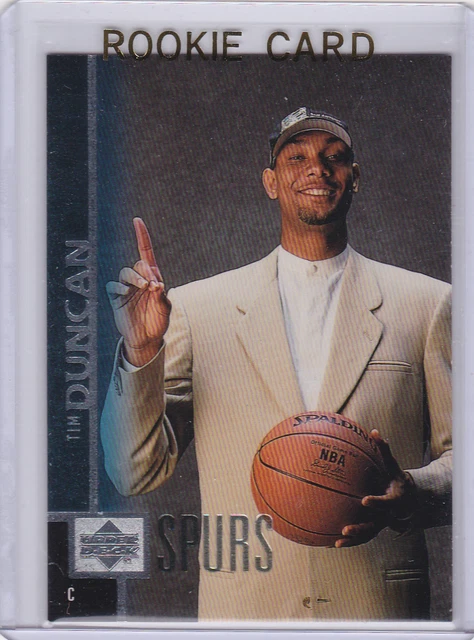 TIM DUNCAN ROOKIE CARD 1997 Mazzo Superiore RC San Antonio Spurs ...