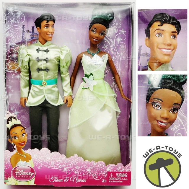 DISNEY'S PRINCESS AND the Frog Tiana & Naveen Dolls 2010 Mattel W4763 ...