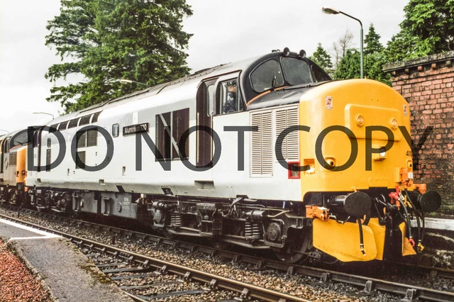UK DIESEL TRAIN Railway Photograph Of Class 37 Loco 37410. Rm37-1204 £1 ...