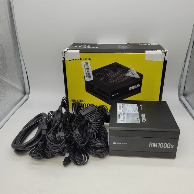 CORSAIR RM1000X FULLY Modular Low-Noise ATX PSU Cybenetics Gold -NOT ...