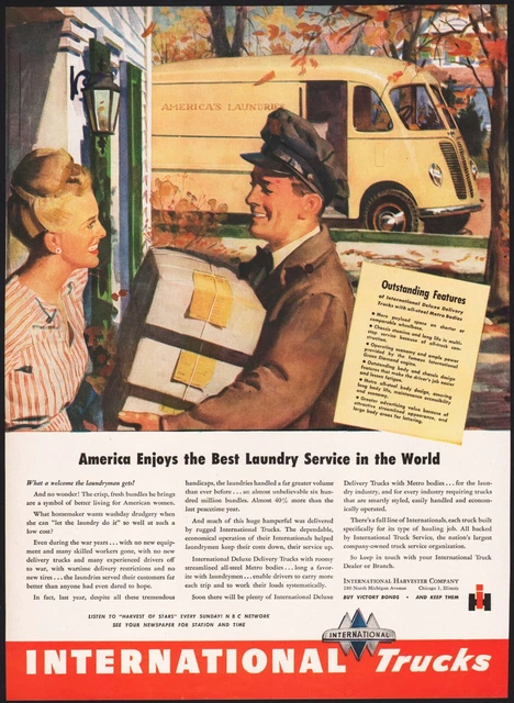 MAGAZINE AD* - 1945 - International Harvester - Seconde Guerre mondiale - JAPS Say UNCLE EUR 10 ...
