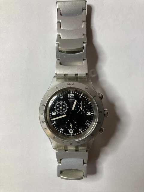 OROLOGIO SWATCH IRONY Diaphane Chronograph AG 2001 EUR 25,00 - PicClick IT